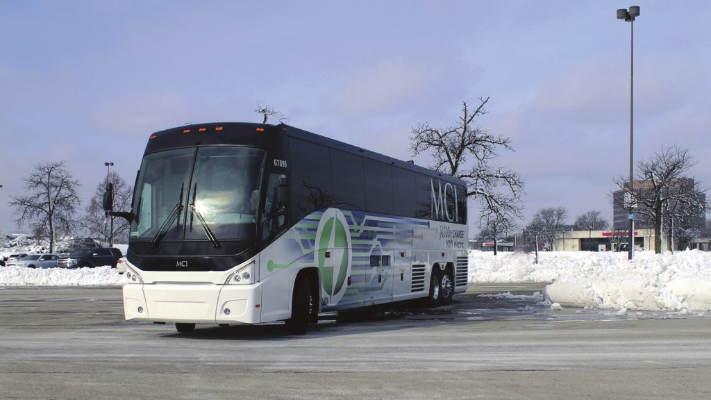 Test Driving the New Electric MCI J4500e CHARGE | National Bus Trader